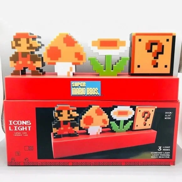 Super Mario Brothers | Other | Nintendo Super Mario Bros Icons Light 3 ...